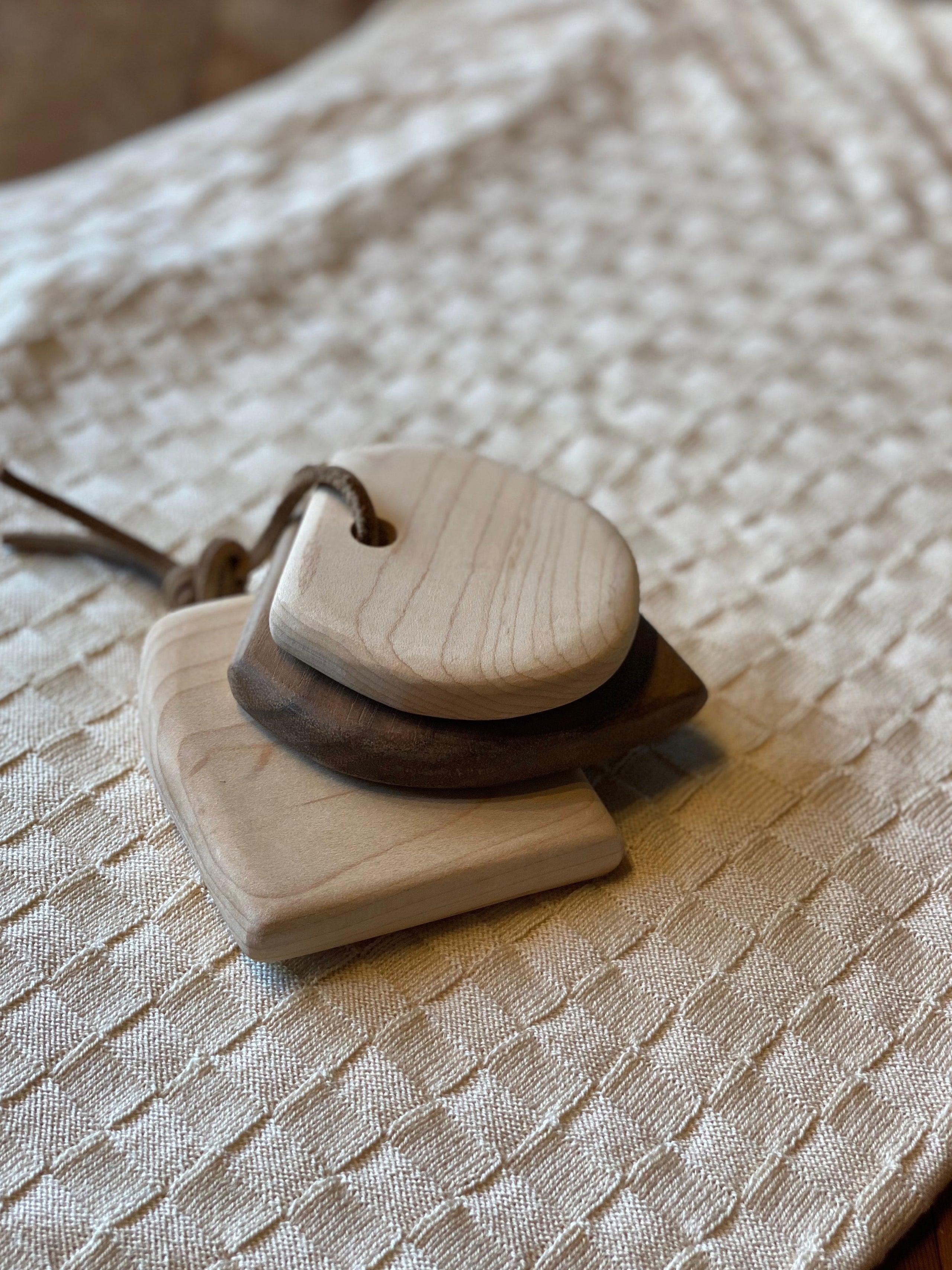 Leather Clacker Wood | Hana Hou